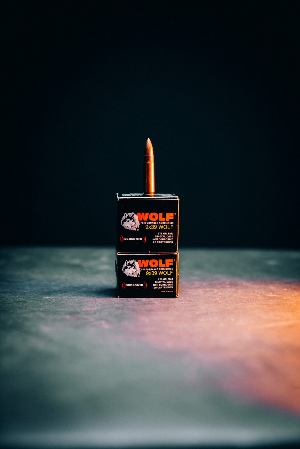 Wolf Russian 9x39 278 GR Subsonic Steel Case FMJ - 20 Round Box (No Tax ...