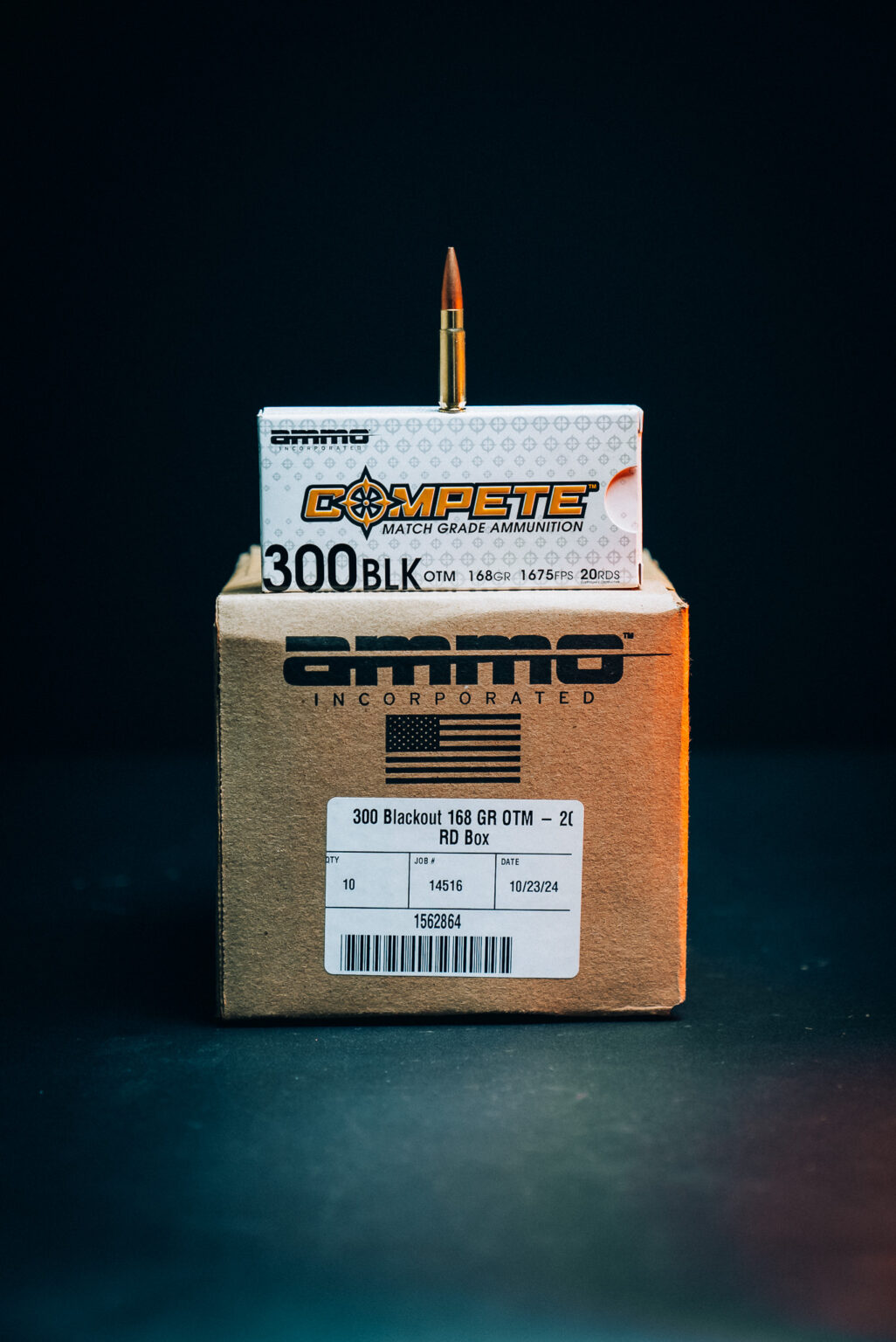 Ammo Inc. 300 BLK 168 GR Hornady OTM Projectile - 200 Round Case - (No ...